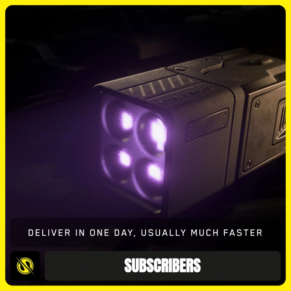 Brightspot Flashlight Purple - Space Vendor